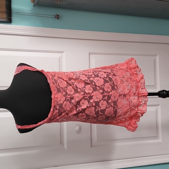 Dreamgirl | Intimates & Sleepwear | If Bundled Peach Stretch Lace ...